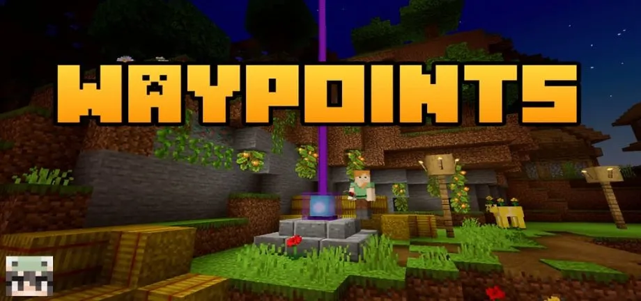 Waypoints Addon mod for Minecraft