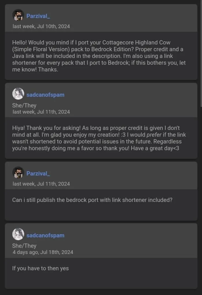 Cottagecore Highland Cow (Simple Floral Version) Texture Pack for Minecraft