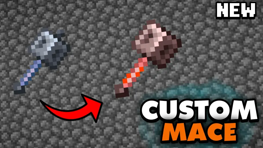 Custom Mace Texture Pack for Minecraft