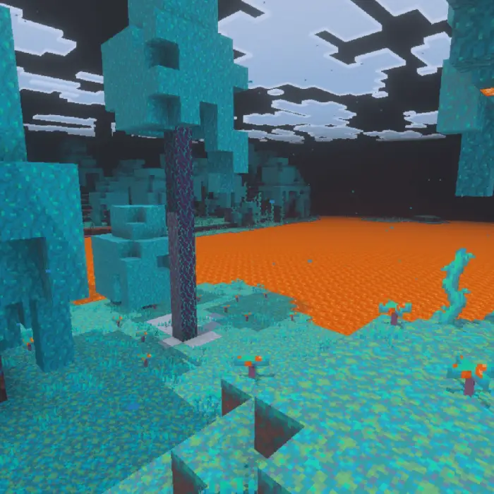 Warped Forest World Map for Minecraft