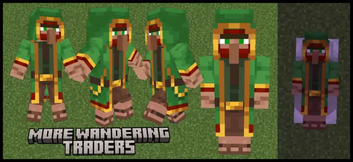More Wandering Traders Add-on for Minecraft